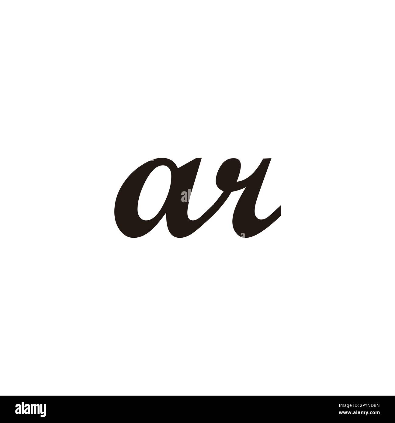 Ar linked logo Stock Vector Images - Alamy