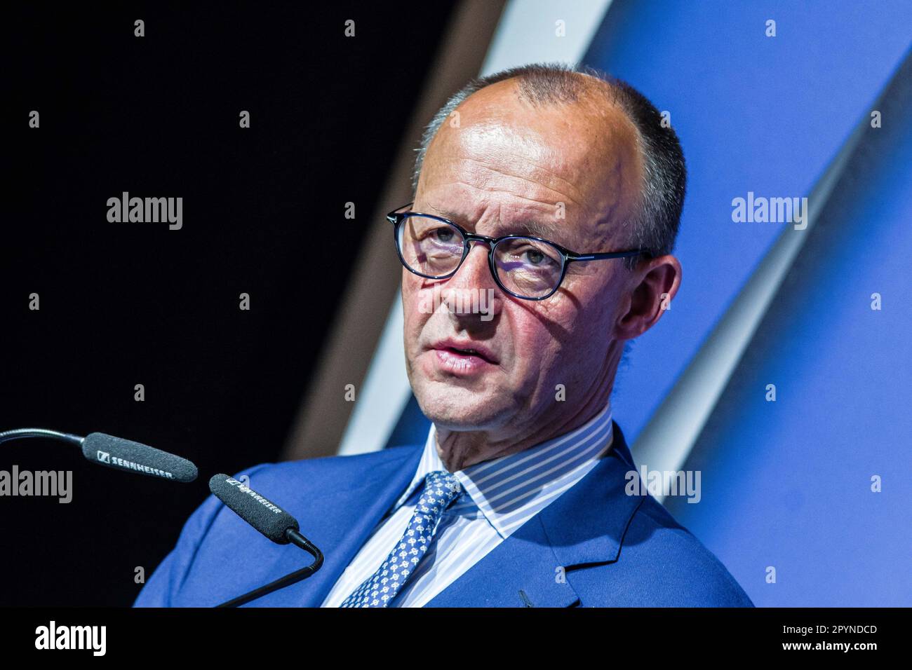 Munich, Bavaria, Germany. 4th May, 2023. FRIEDRICH MERZ, the head of ...