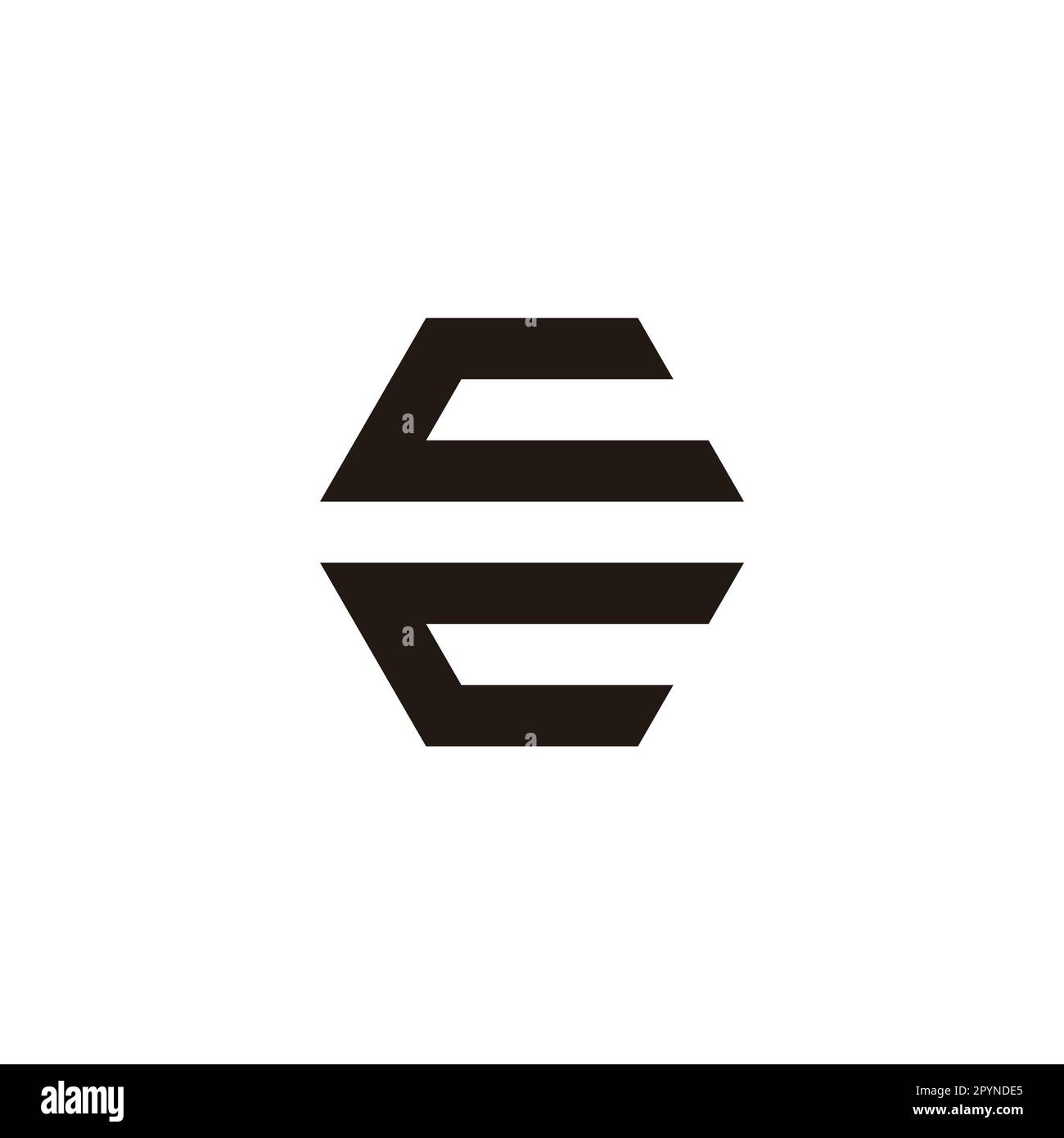 Letter c, hexagon geometric symbol simple logo vector Stock Vector ...