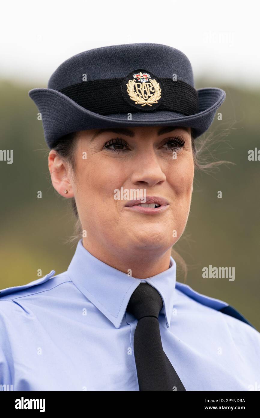 Air Specialist (Class 1) Poppy Ewence during a rehearsal for the ...