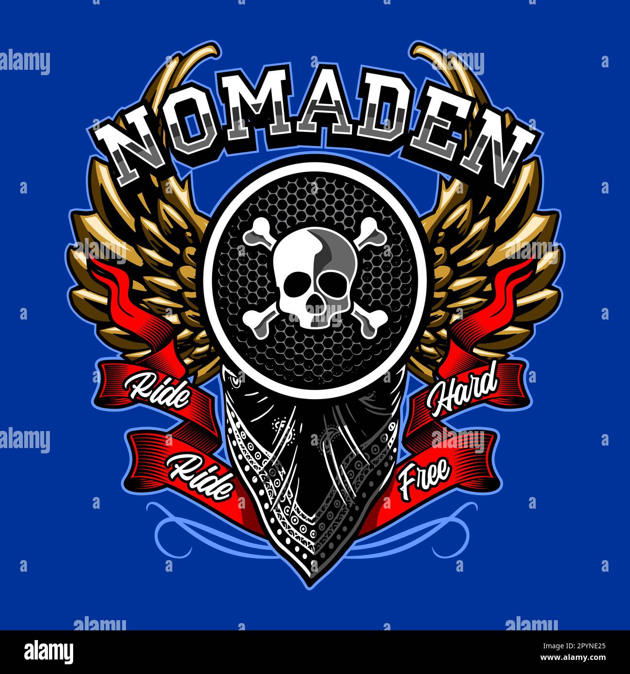patch biker vector template Stock Vector Image & Art - Alamy