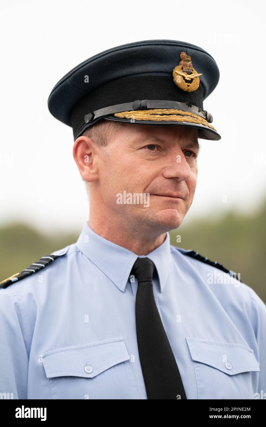 Chief of the Air Staff Air Chief Marshal Sir Mike Wigston watches ...