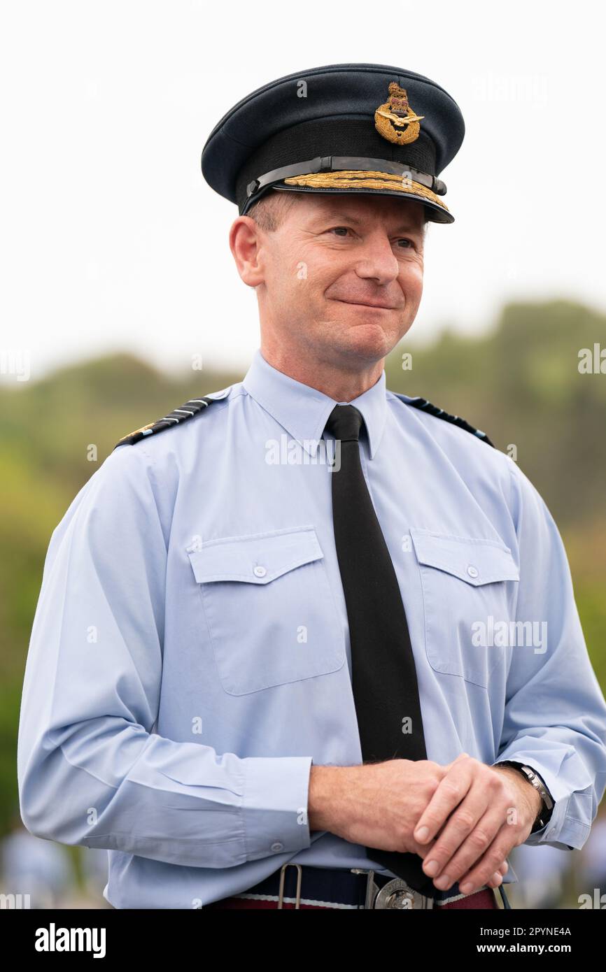 Chief of the Air Staff Air Chief Marshal Sir Mike Wigston watches ...