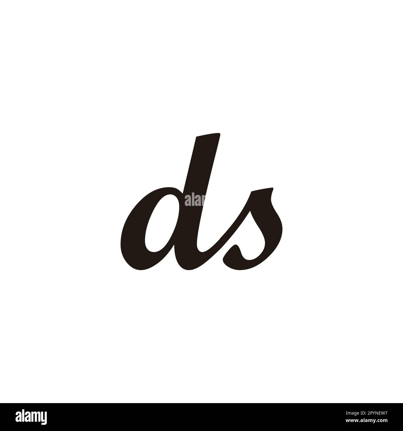 Letter ds connect geometric symbol simple logo vector Stock Vector ...