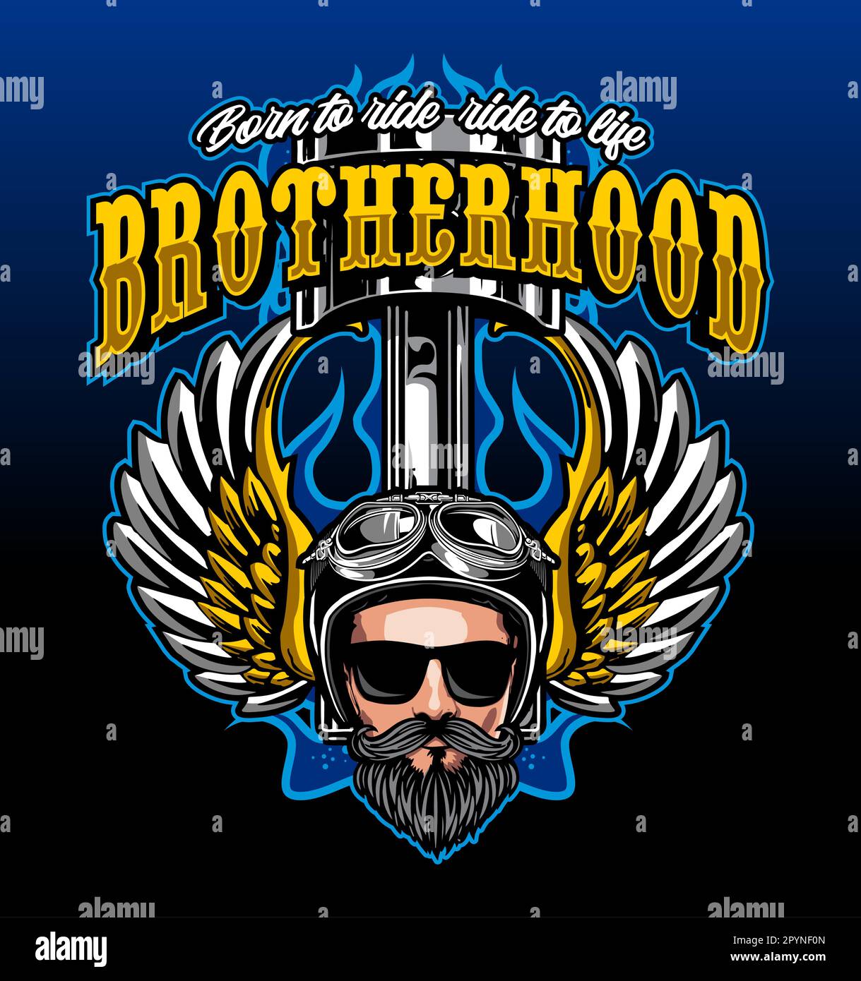 biker vector template Stock Vector Image & Art - Alamy