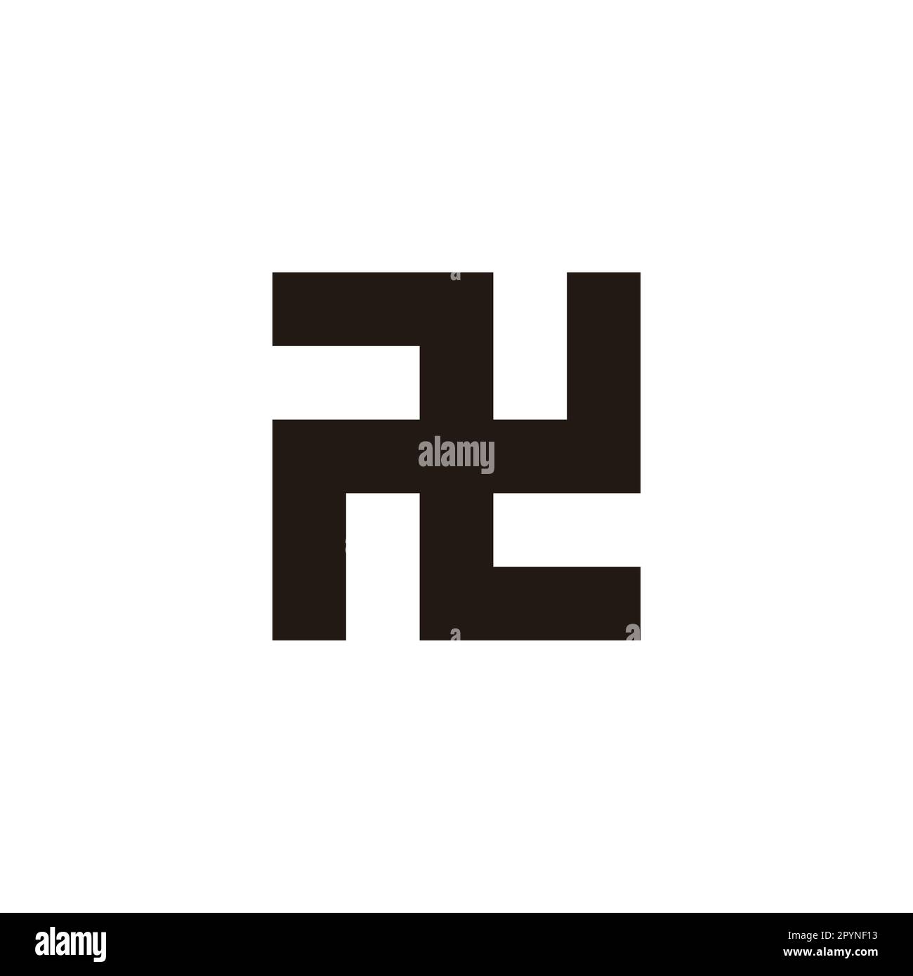 Letter Z and N, square round geometric symbol simple logo vector Stock Vector Image & Art - Alamy