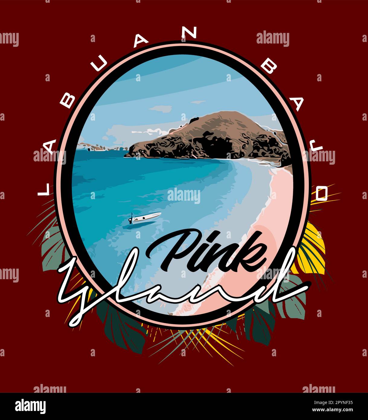 labuan bajo island indonesia Stock Vector Image & Art - Alamy