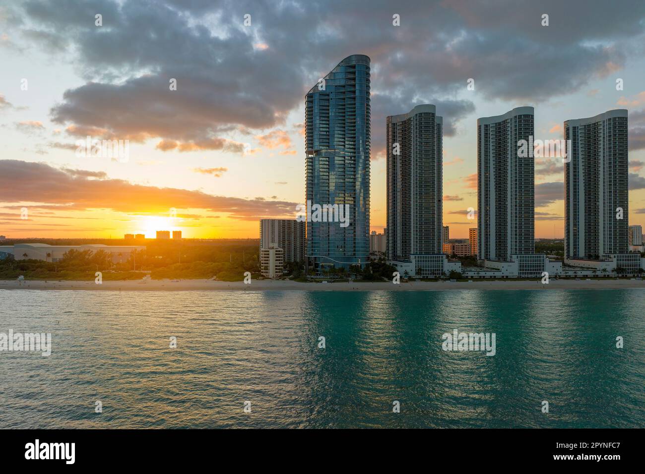 Sunny isles beach florida shoreline hi-res stock photography and images ...