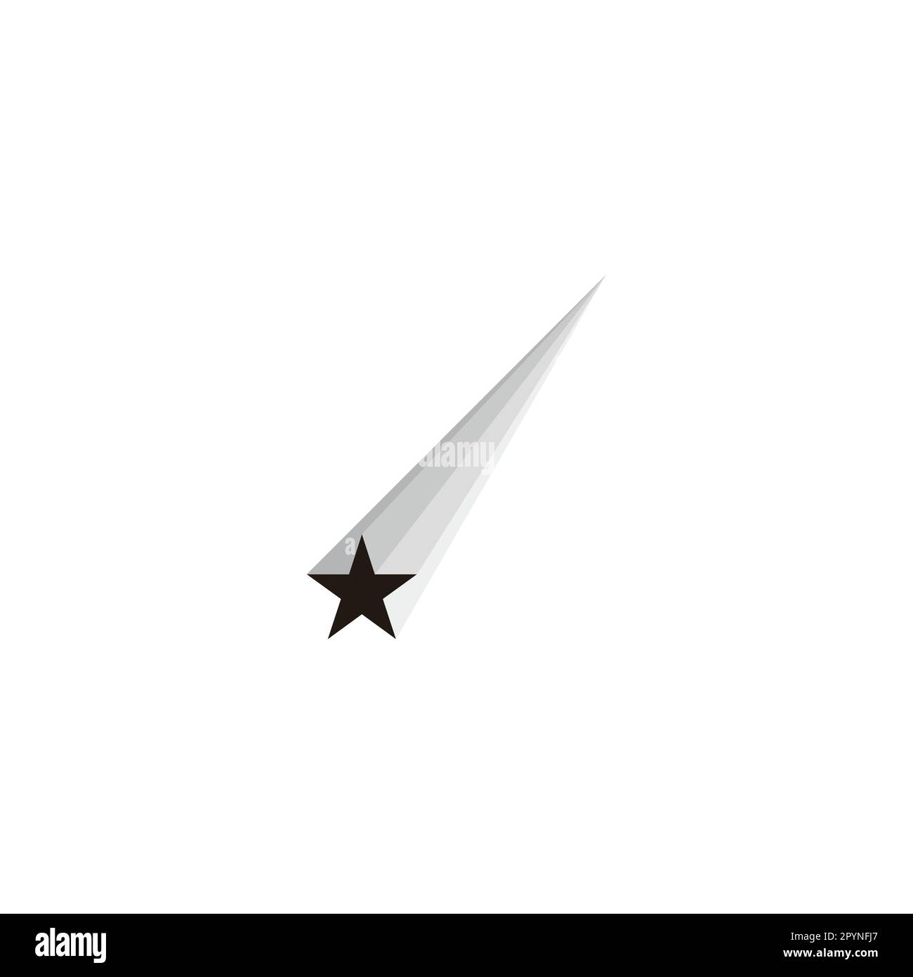 Star, drop, 3d geometric symbol simple logo vector Stock Vector Image ...