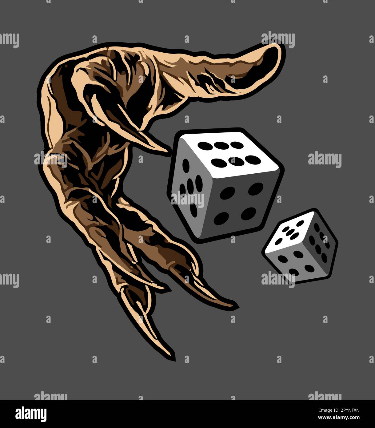 Young gambler Stock Vector Images - Alamy