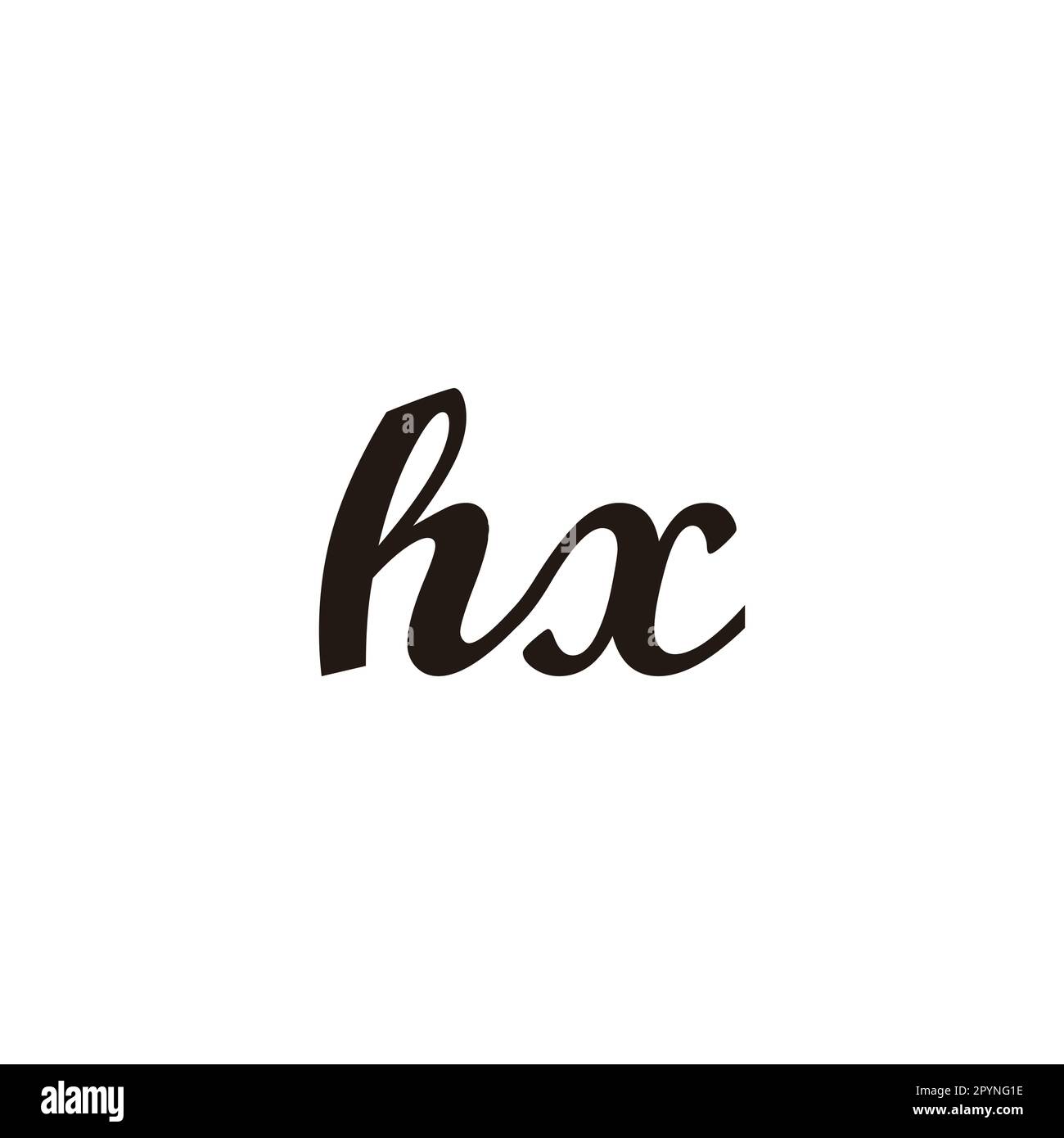 Letter hx connect geometric symbol simple logo vector Stock Vector Image & Art - Alamy