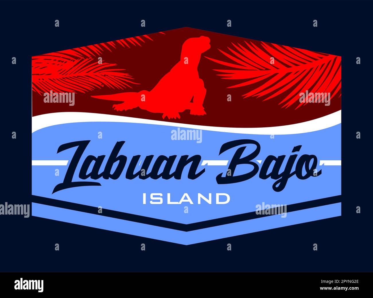 labuan bajo island indonesia Stock Vector Image & Art - Alamy