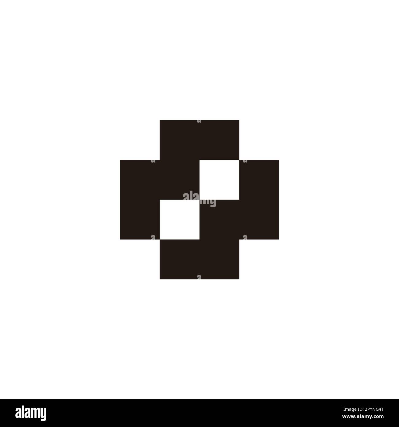 Letter W and M plus, square geometric symbol simple logo vector Stock ...