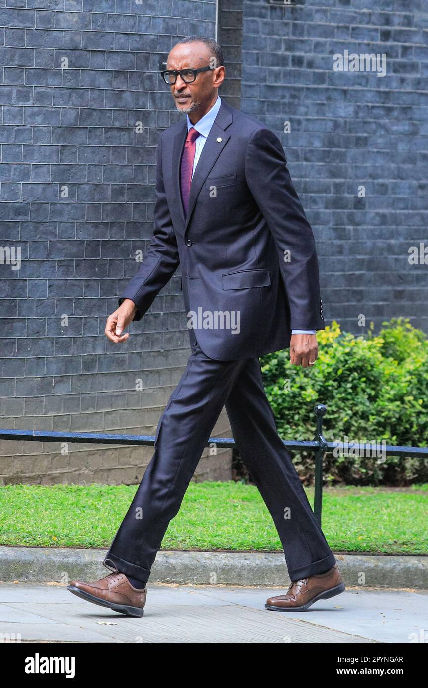 London, UK. 04th May, 2023. Paul Kagame. Rishi Sunak, British Prime ...