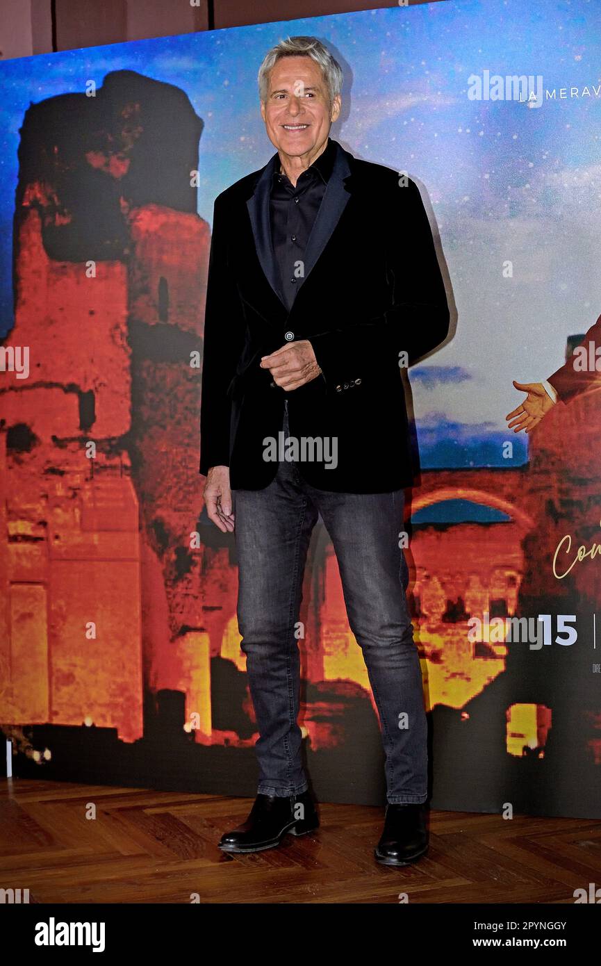 Rome, Italy. 4th May, 2023. Italian Singer Claudio Baglioni attends the ...