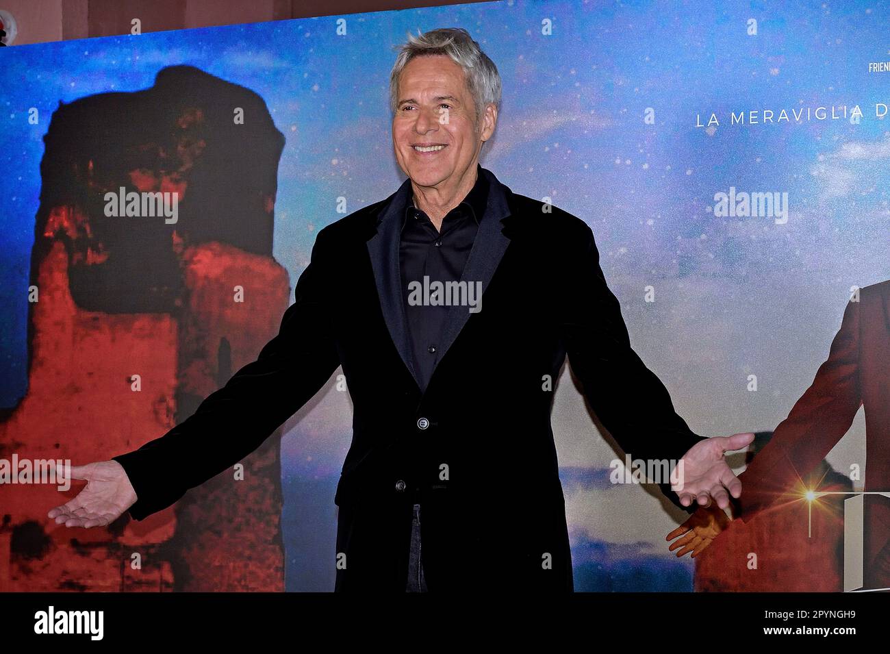 Rome, Italy. 4th May, 2023. Italian Singer Claudio Baglioni attends the ...