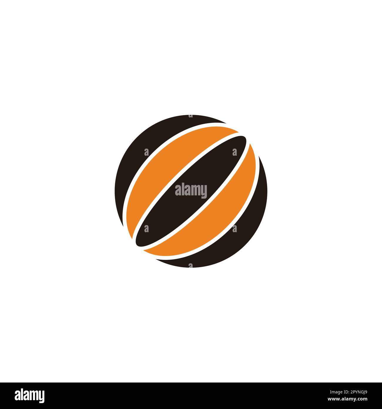 Ball, sport geometric symbol simple logo vector Stock Vector Image ...