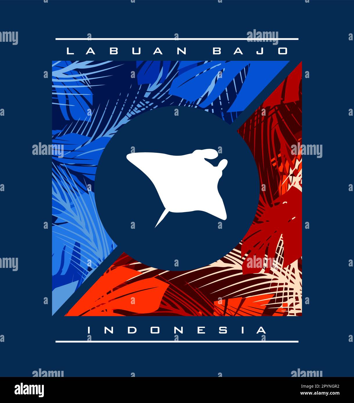 labuan bajo island indonesia Stock Vector Image & Art - Alamy