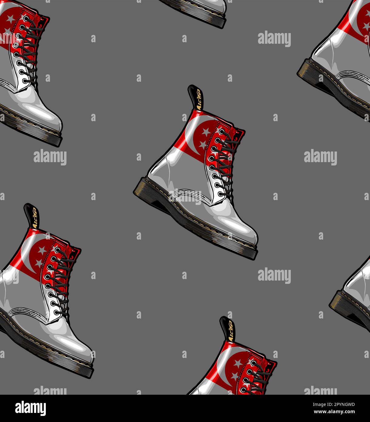 boots vector template Stock Vector Image & Art - Alamy