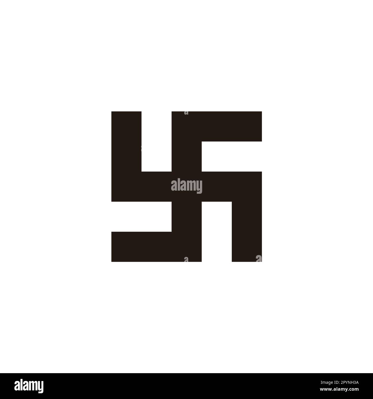 Letter S square, rounded geometric symbol simple logo vector Stock ...