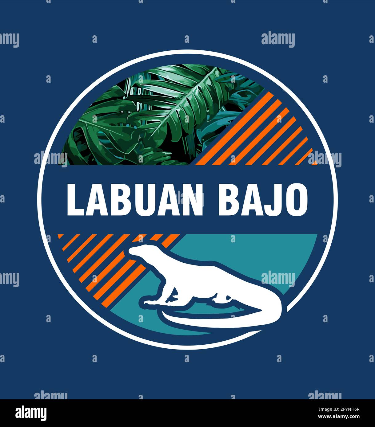 Labuan bajo landscape Stock Vector Images - Alamy