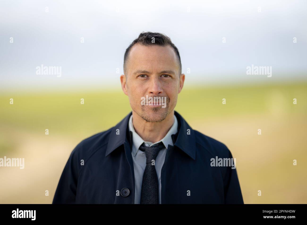 Norden, Germany. 03rd May, 2023. Barnaby Metschurat, actor, stands on ...