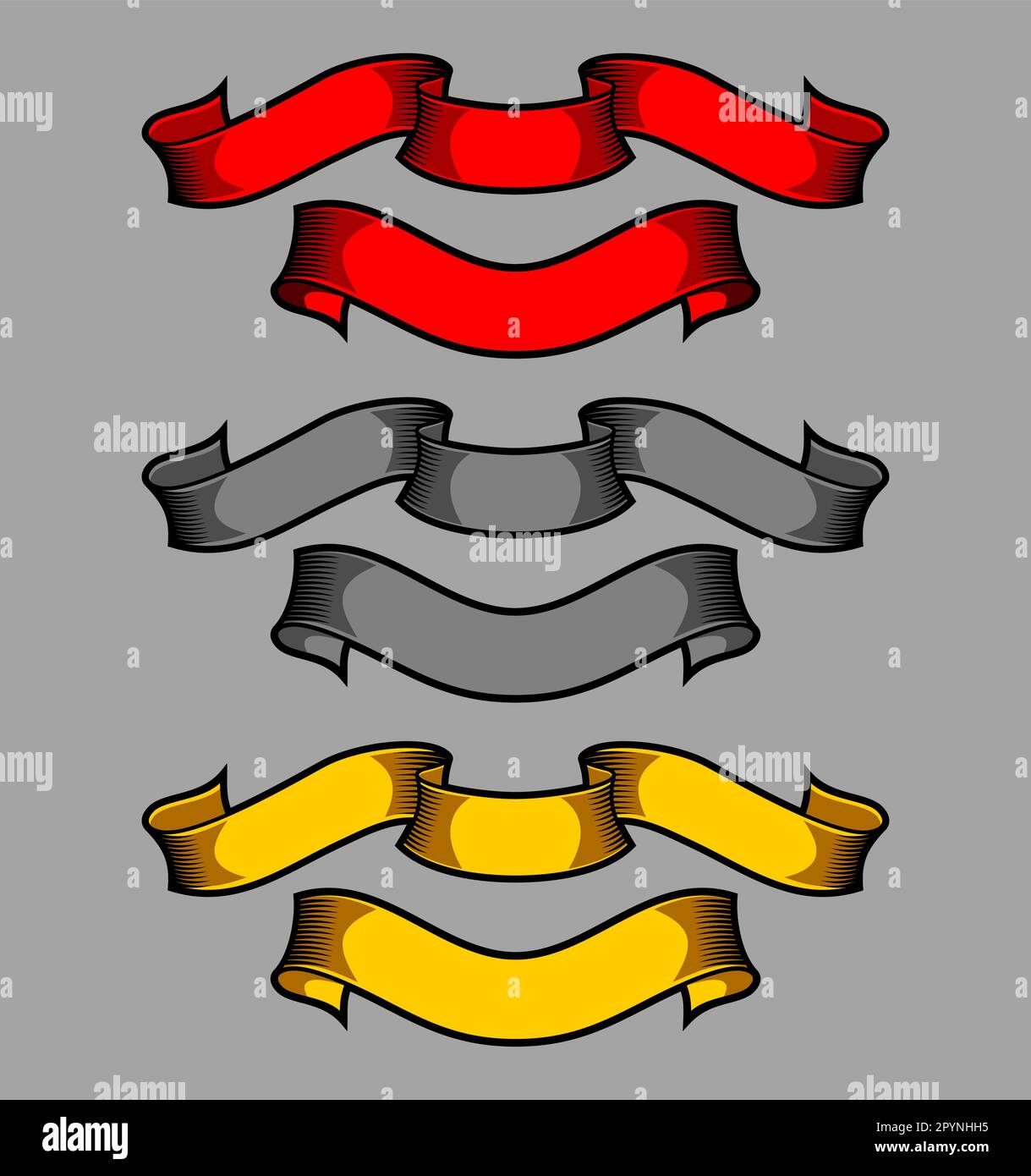 ribbon vector template Stock Vector Image & Art - Alamy