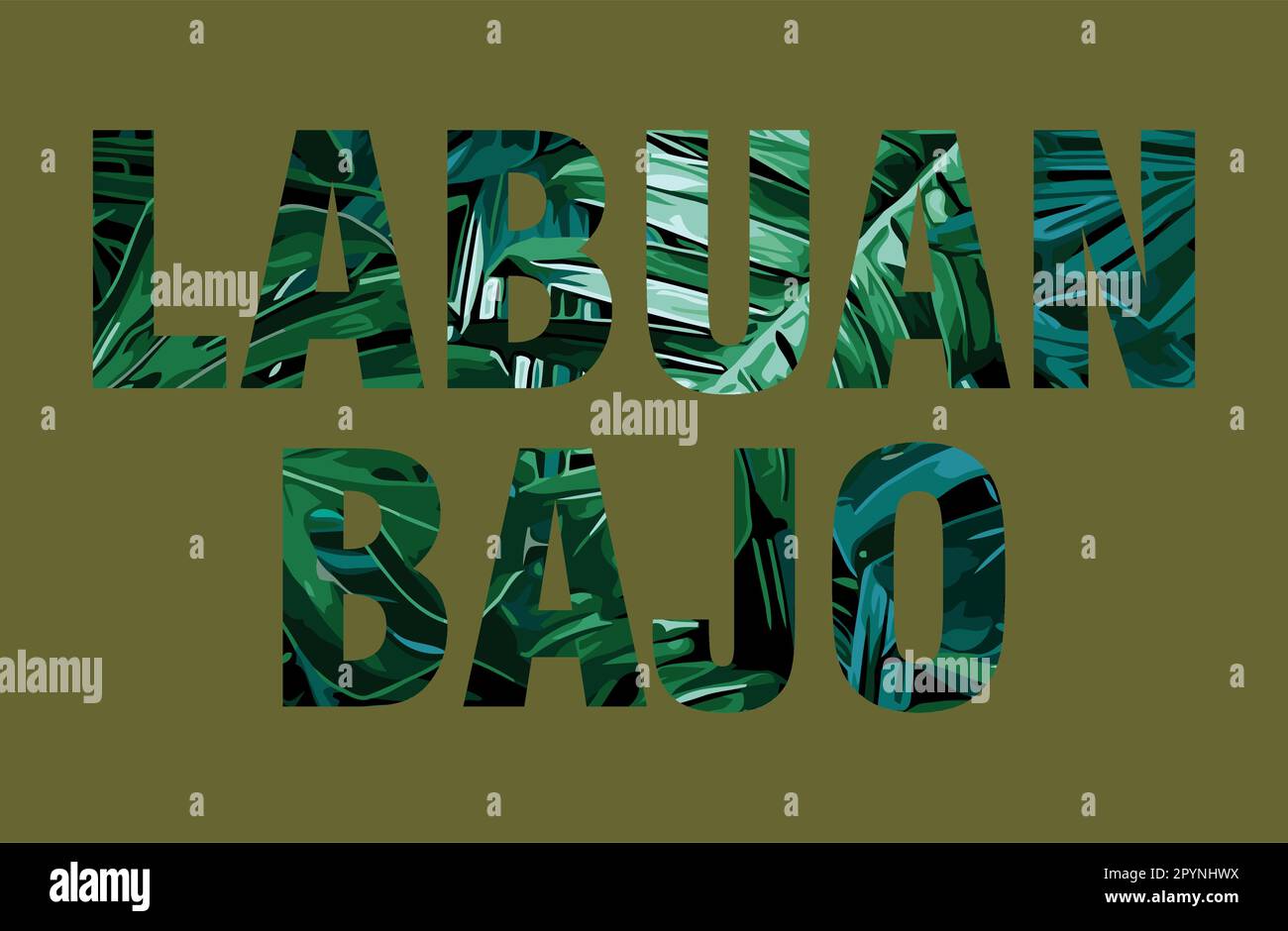 labuan bajo island indonesia Stock Vector Image & Art - Alamy