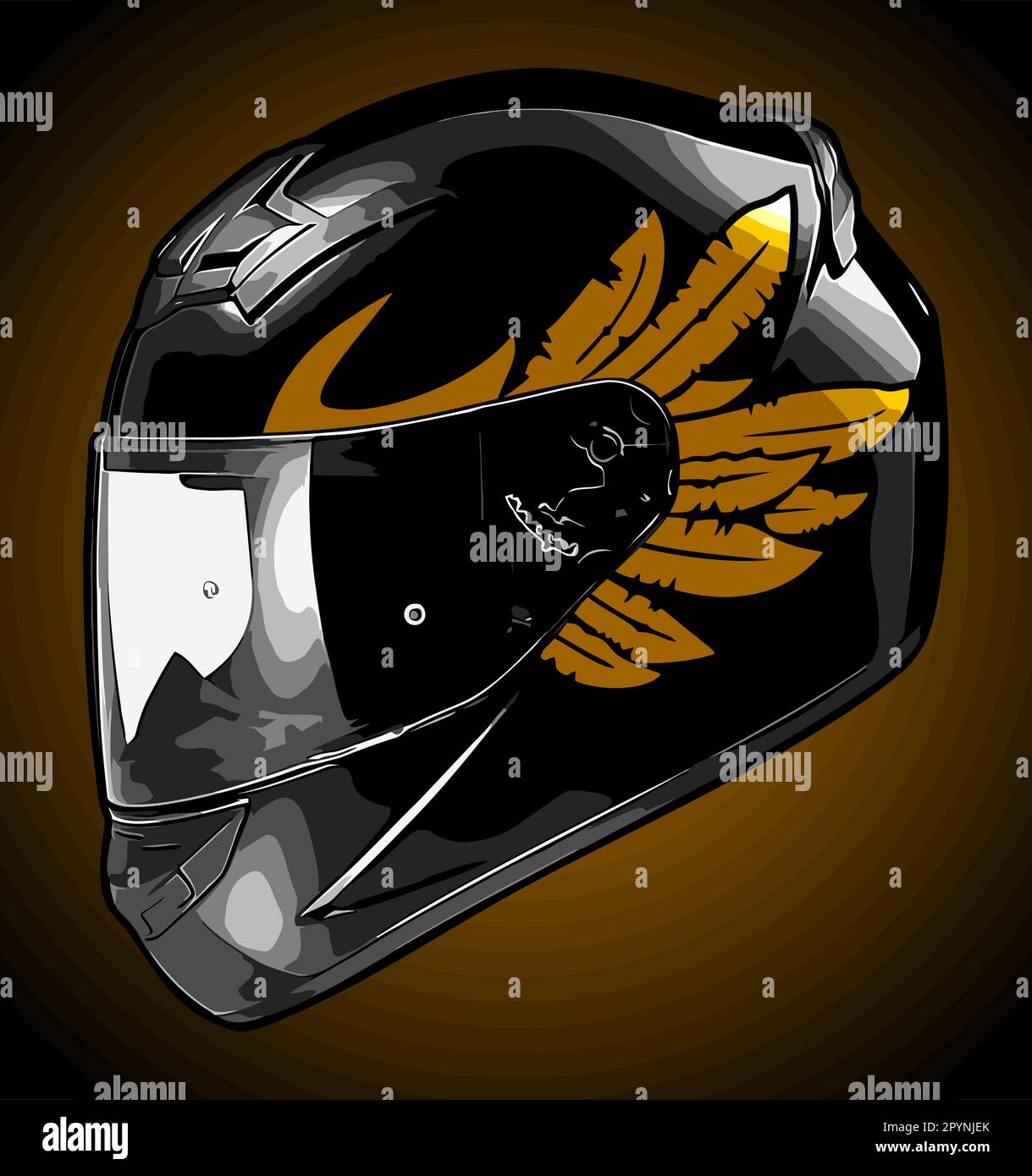 Fullface helmet Stock Vector Images - Alamy