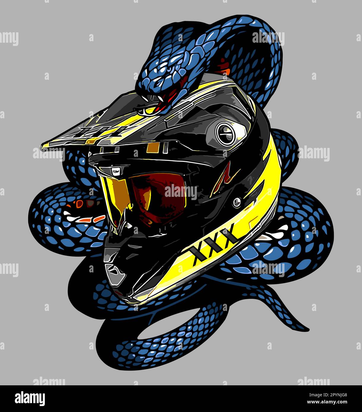 helmet and snake Stock Vector Image & Art - Alamy