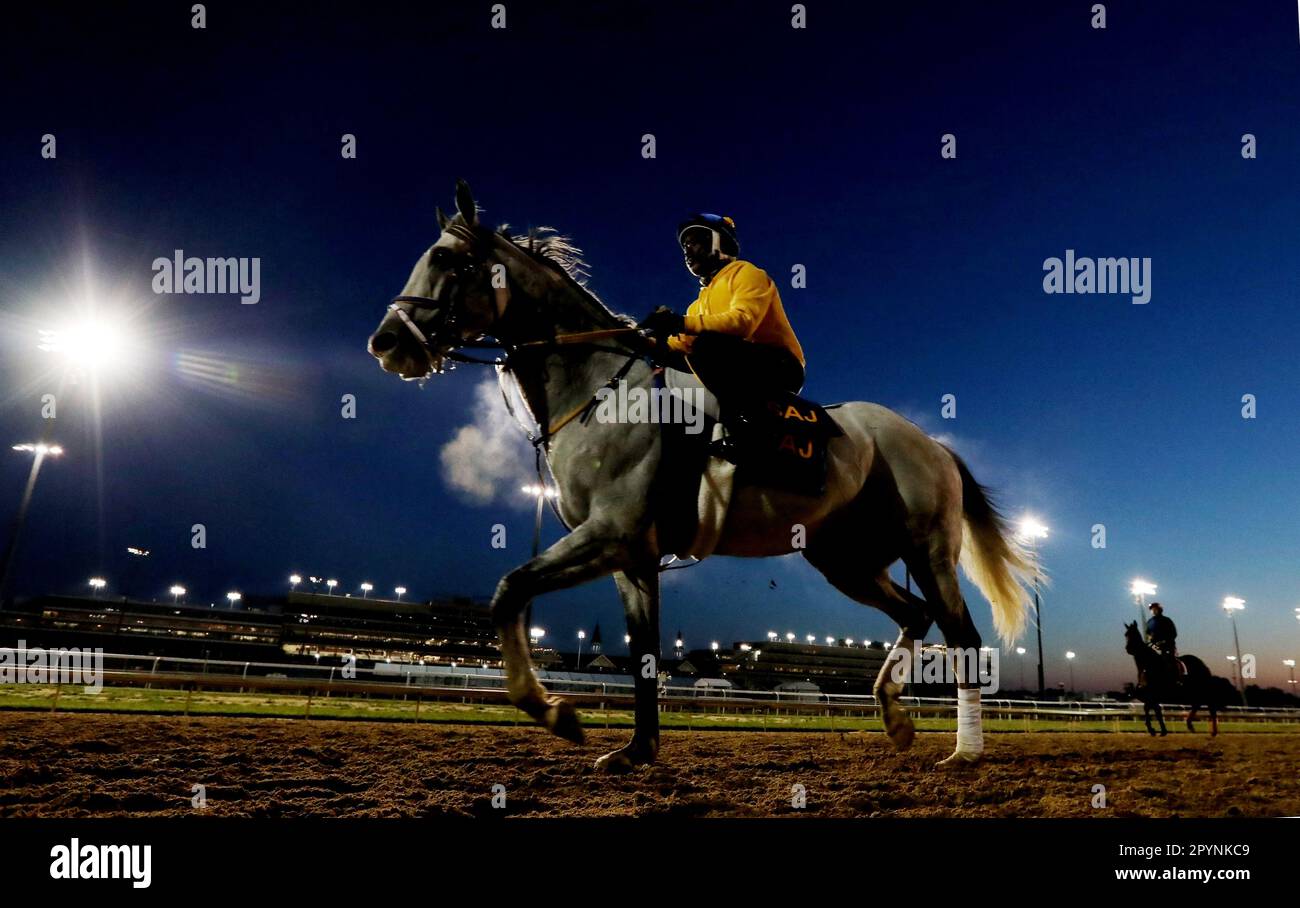 Louisville, United States. 04th May, 2023. Exercise rider work their ...