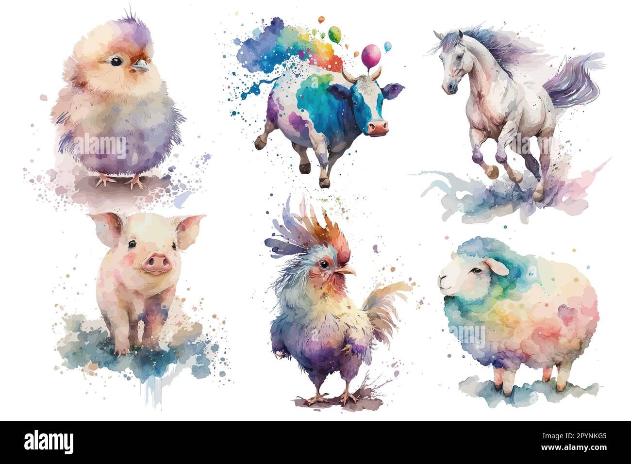 Woodland horse Stock Vector Images - Alamy