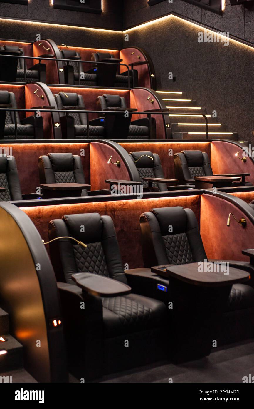 The cinema house. Inside. Mock up Stock Photo - Alamy