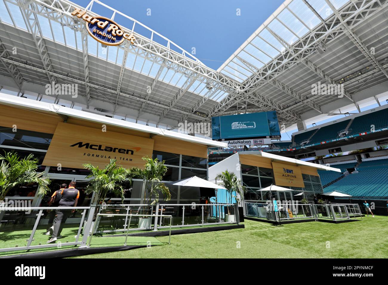 Miami, USA. 04th May, 2023. McLaren team building in the F1 Paddock ...