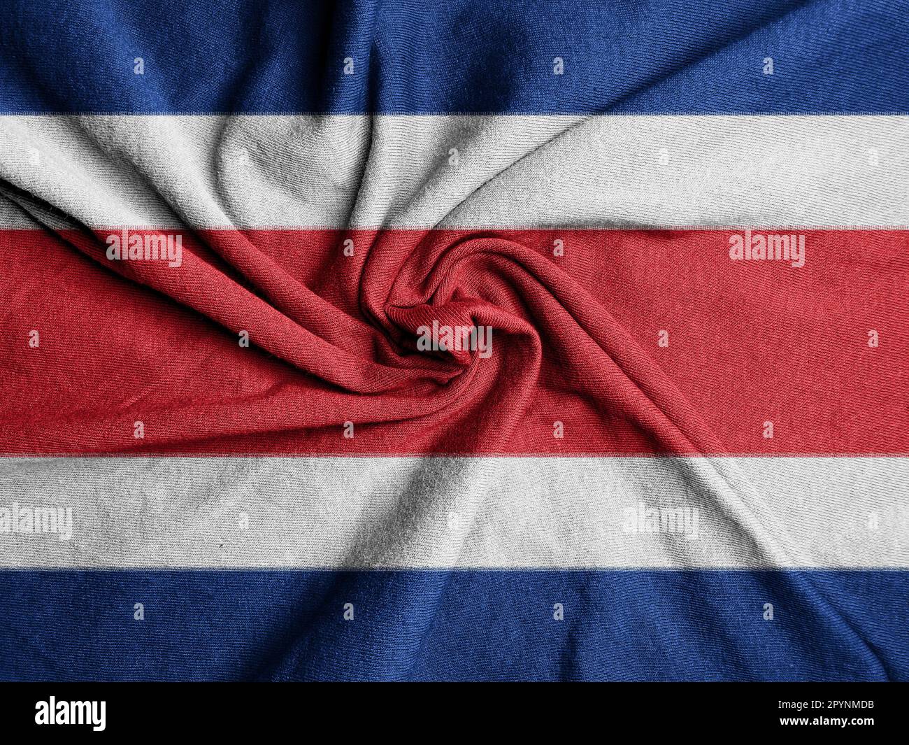 Fabric Flag of the Costa Rica, National Flag of the Costa Rica Stock ...