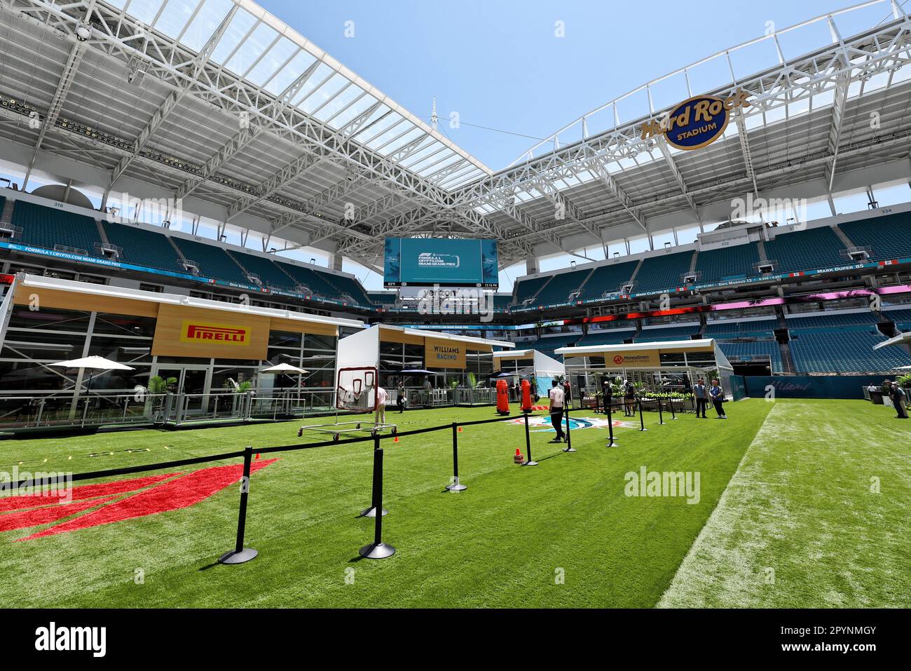 Miami, USA. 04th May, 2023. Circuit atmosphere - the F1 Paddock ...