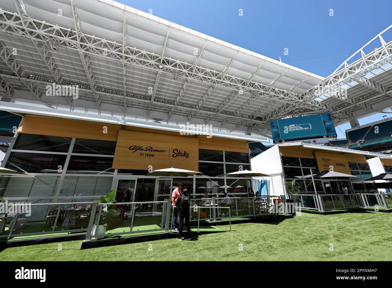 Miami, USA. 04th May, 2023. Alfa Romeo F1 Team team building in the F1 ...