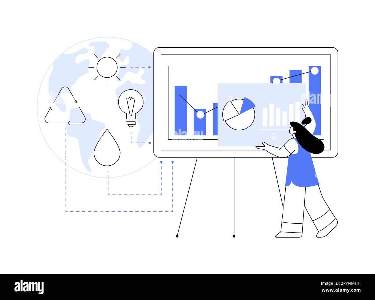 Management of resources abstract concept vector illustration Stock ...