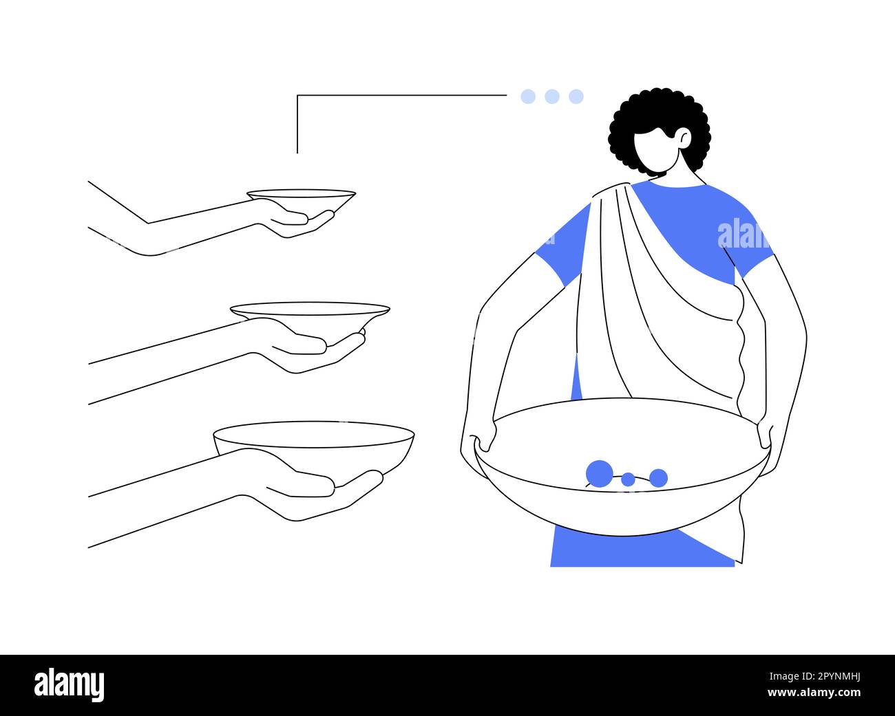 Starvation and malnutrition abstract concept vector illustration Stock ... Starvation and malnutrition abstract concept vector illustration Stock ...