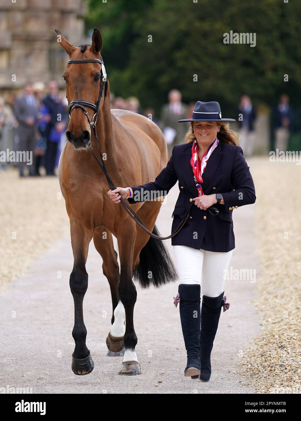 Great Britain's Pippa Funnell and Billy Walk On during the horse ...