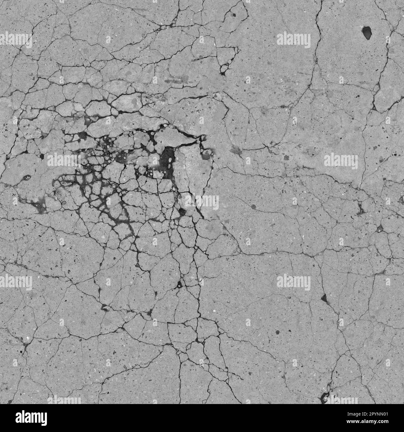 Glossiness map concrete damaged texture, Gloss mapping Stock Photo - Alamy