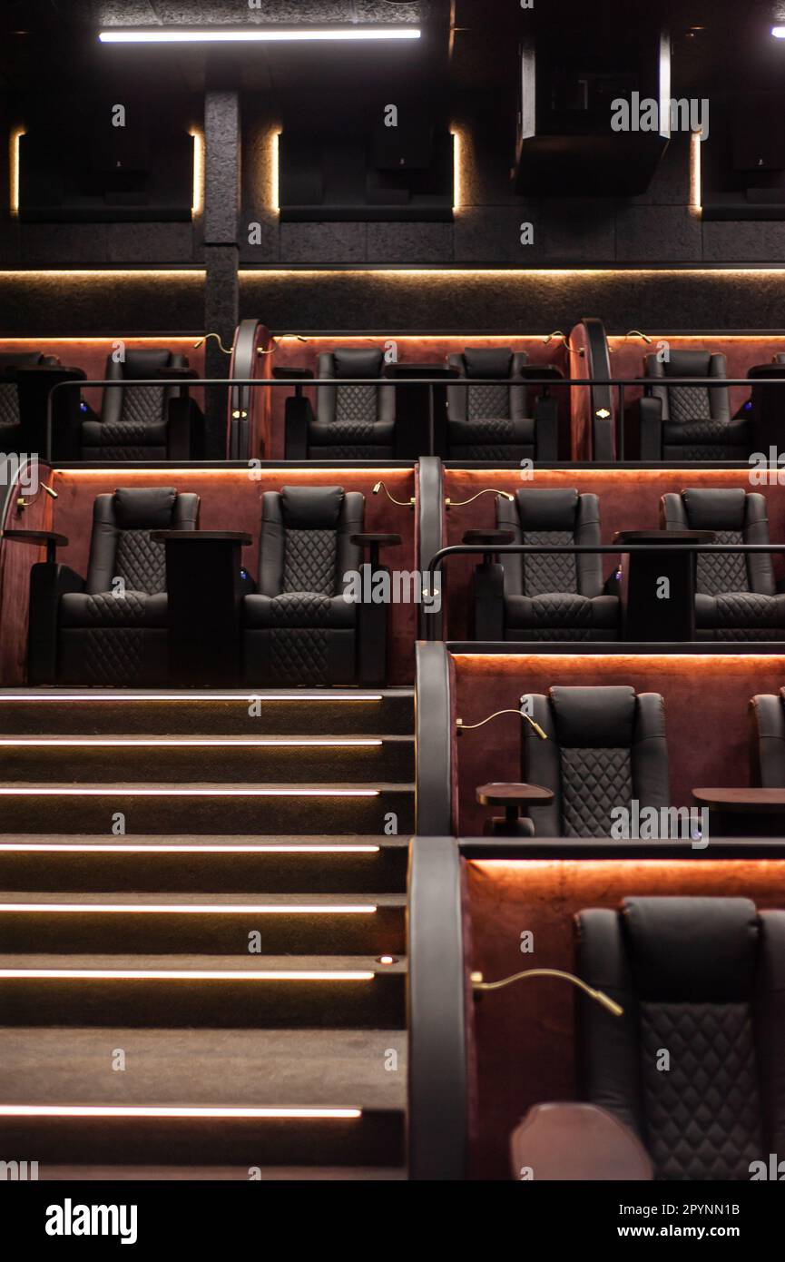 The cinema house. Inside. Mock up Stock Photo - Alamy