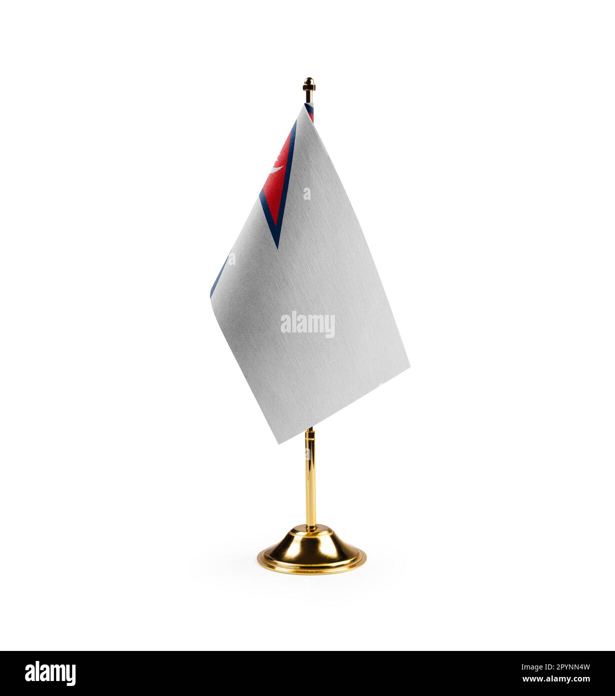 Small national flag of the Nepal on a white background Stock Photo - Alamy