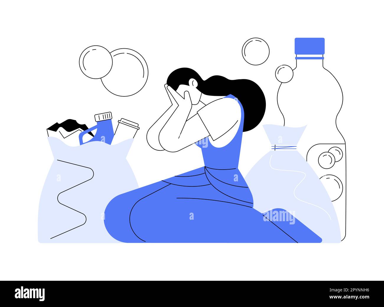 Sanitation access abstract concept vector illustration Stock Vector ...