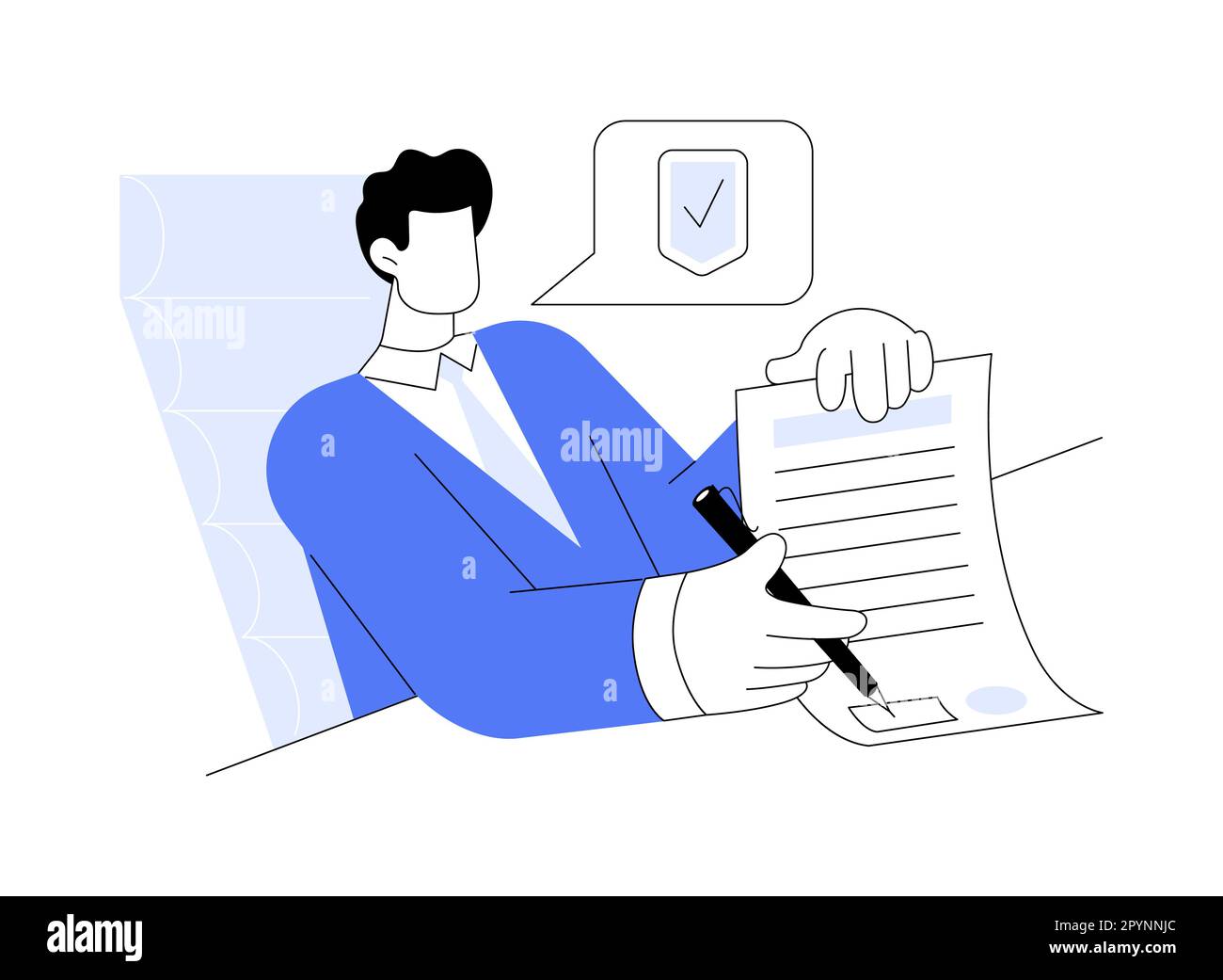 Business insurance abstract concept vector illustration Stock Vector ...