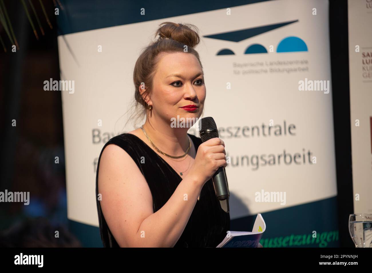 Munich, Germany. 03rd May, 2023. Alexandra Ochs at the Aperitivo ...