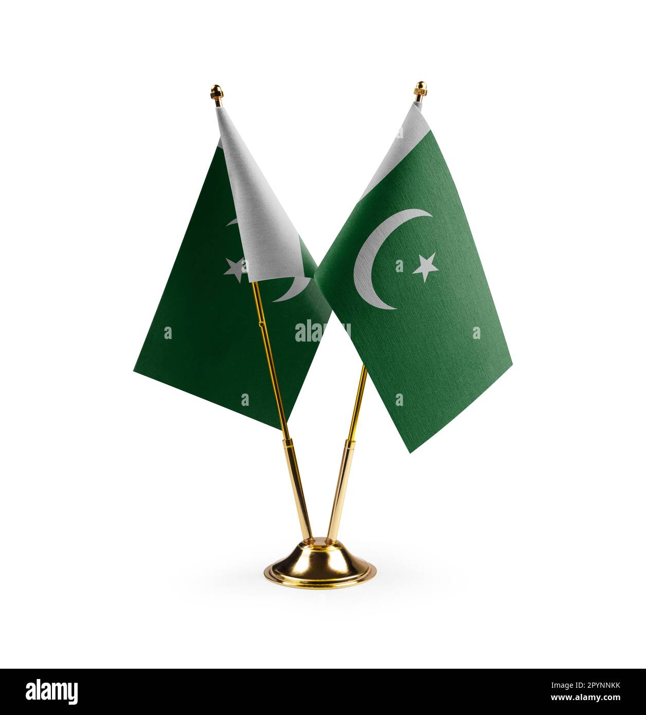 Small national flags of the Pakistan on a white background Stock Photo ...