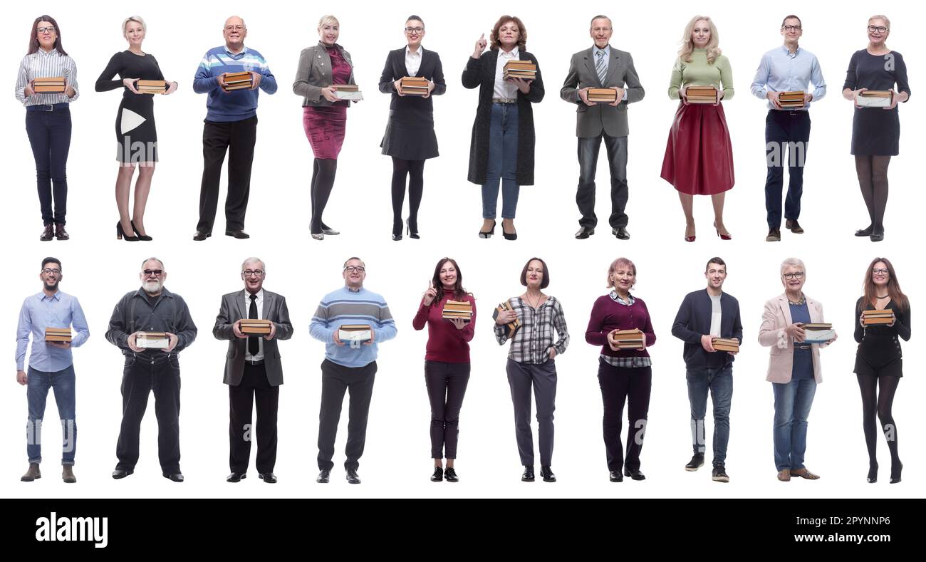 Adult reading book isolated profile Cut Out Stock Images & Pictures - Alamy