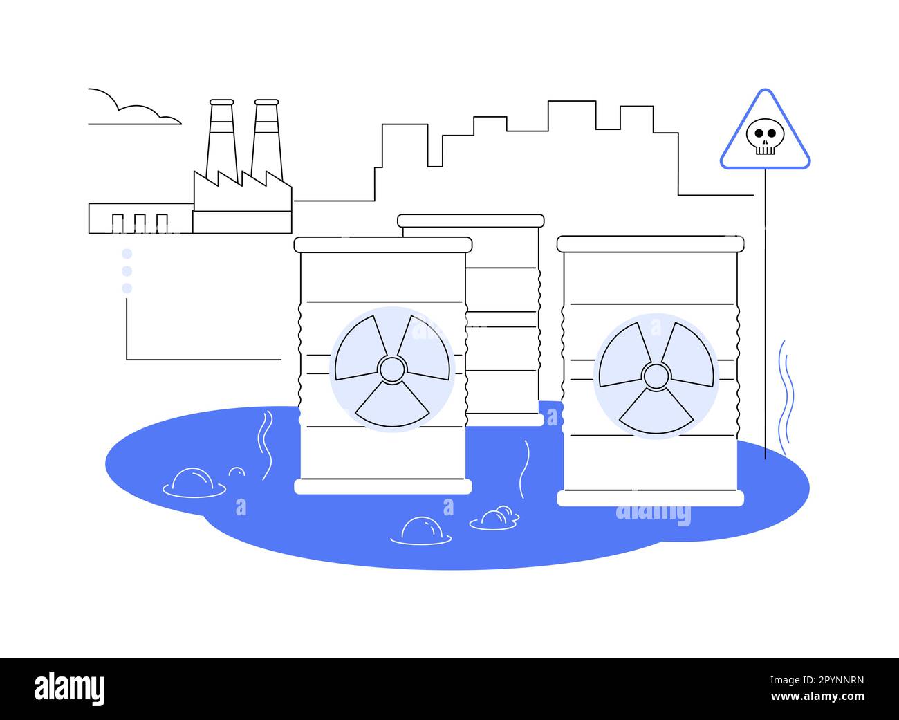 Technological disasters abstract concept vector illustration Stock ...