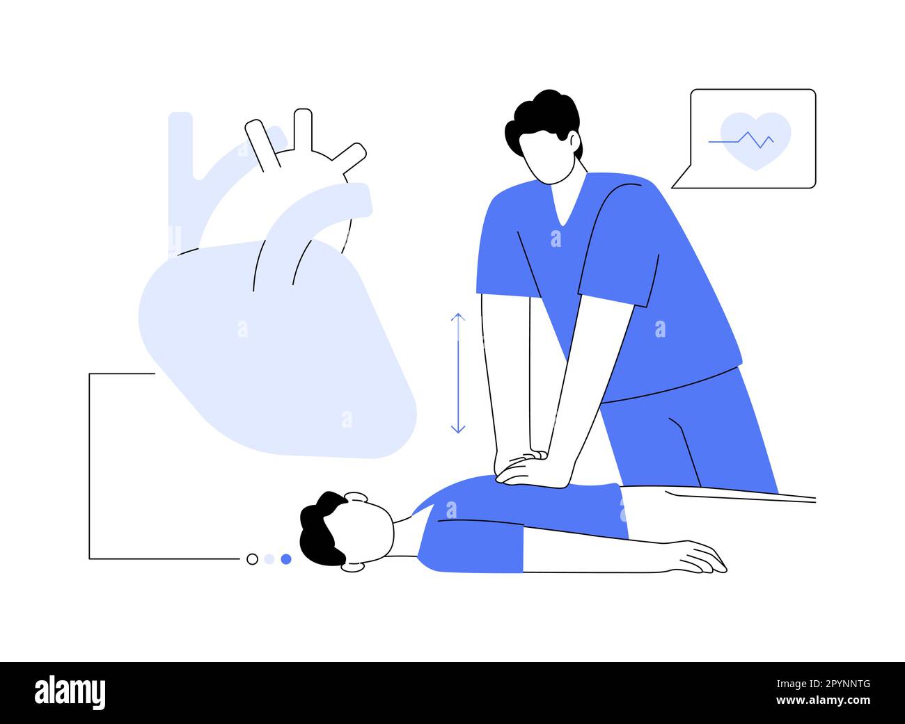 CPR abstract concept vector illustration Stock Vector Image & Art - Alamy